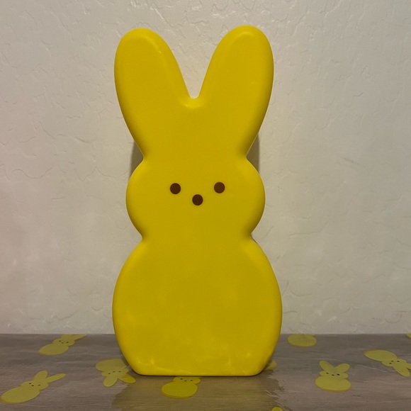Holiday | Peeps Bunny 1 Led Light Yellow Easter Decor Yellow | Poshmark